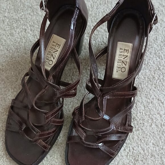 Enzo Angiolini | Shoes | Vintage Enzo Angiolini Strap Shoes | Poshmark
